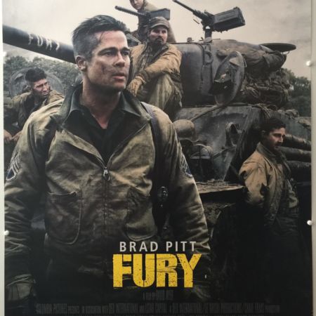 Fury | 2014 | Advance | Cast Style | UK One Sheet » The Poster Collector